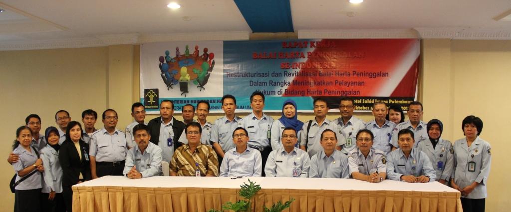 rapat kerja balai harta peninggalan se indonesia - Direktorat Jenderal Administrasi Hukum Umum ...
