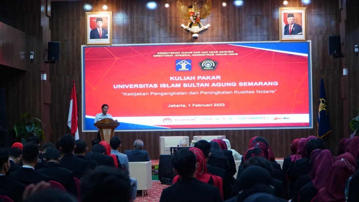 mahasiswa magister kenotariatan unissula semarang datangi ditjen ahu ...