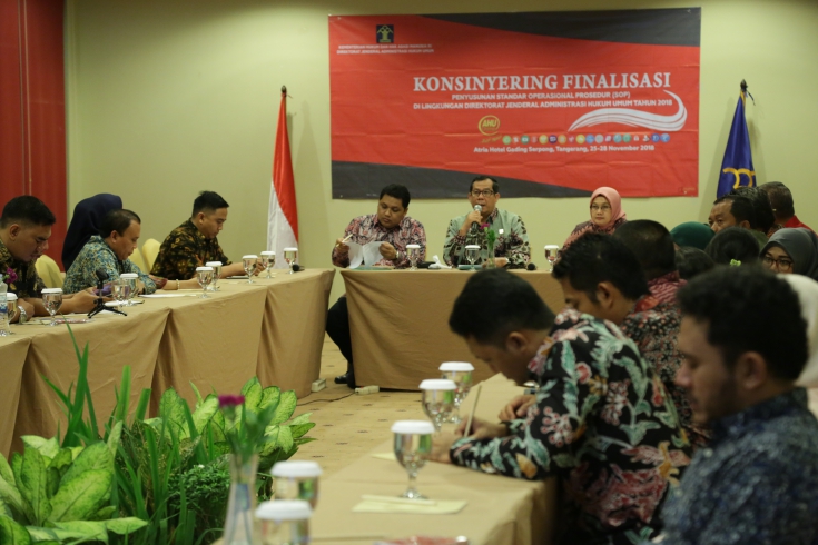 sesditjen ahu sop mendorong bekerja secara tertib secara administrasi ...