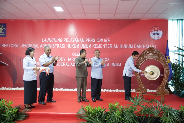 launching layanan ppns online - Direktorat Jenderal Administrasi Hukum Umum - Kementerian Hukum ...